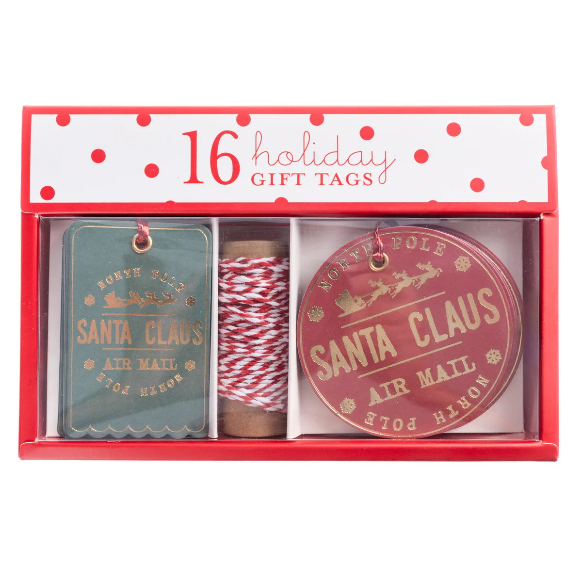 Santa Stamp Holiday Gift Tag Box Set – Emma Downtown